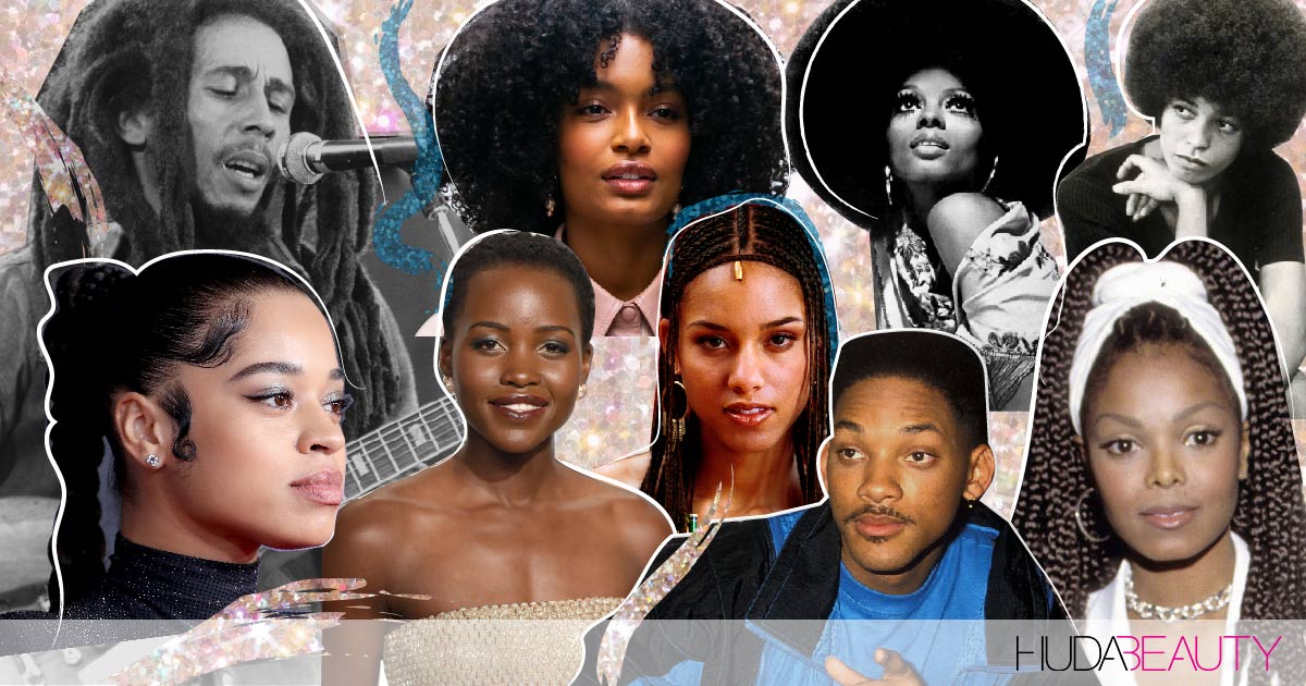Celebrating 10 Truly Iconic Hairstyles For Natural Hair | Blog | HUDA ...